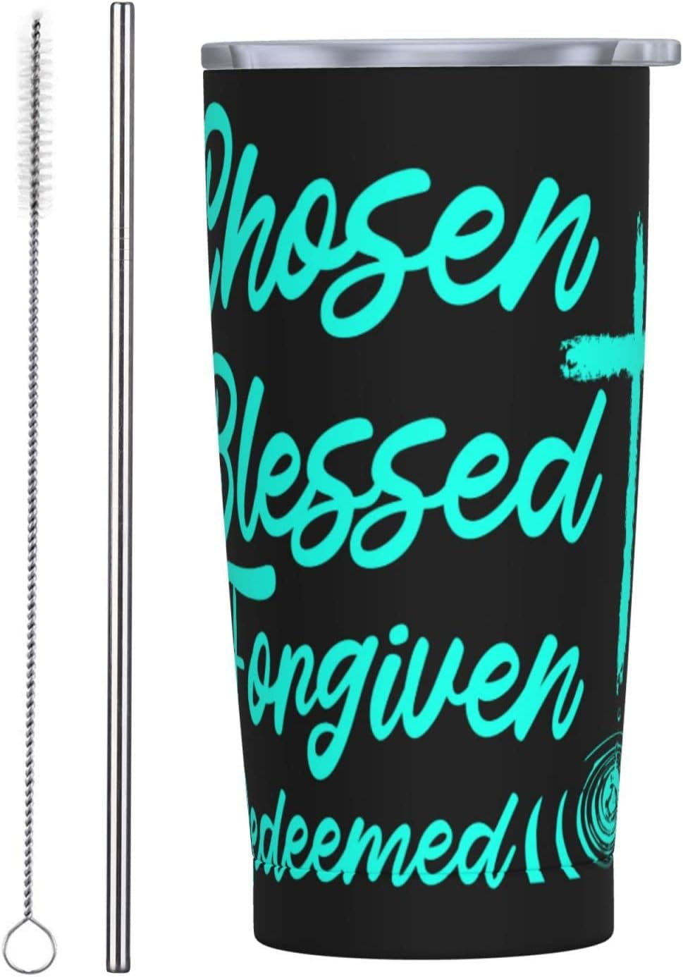Funny Chosen Blessed Forgiven Redeemed Stainless Steel Mug 304 ...