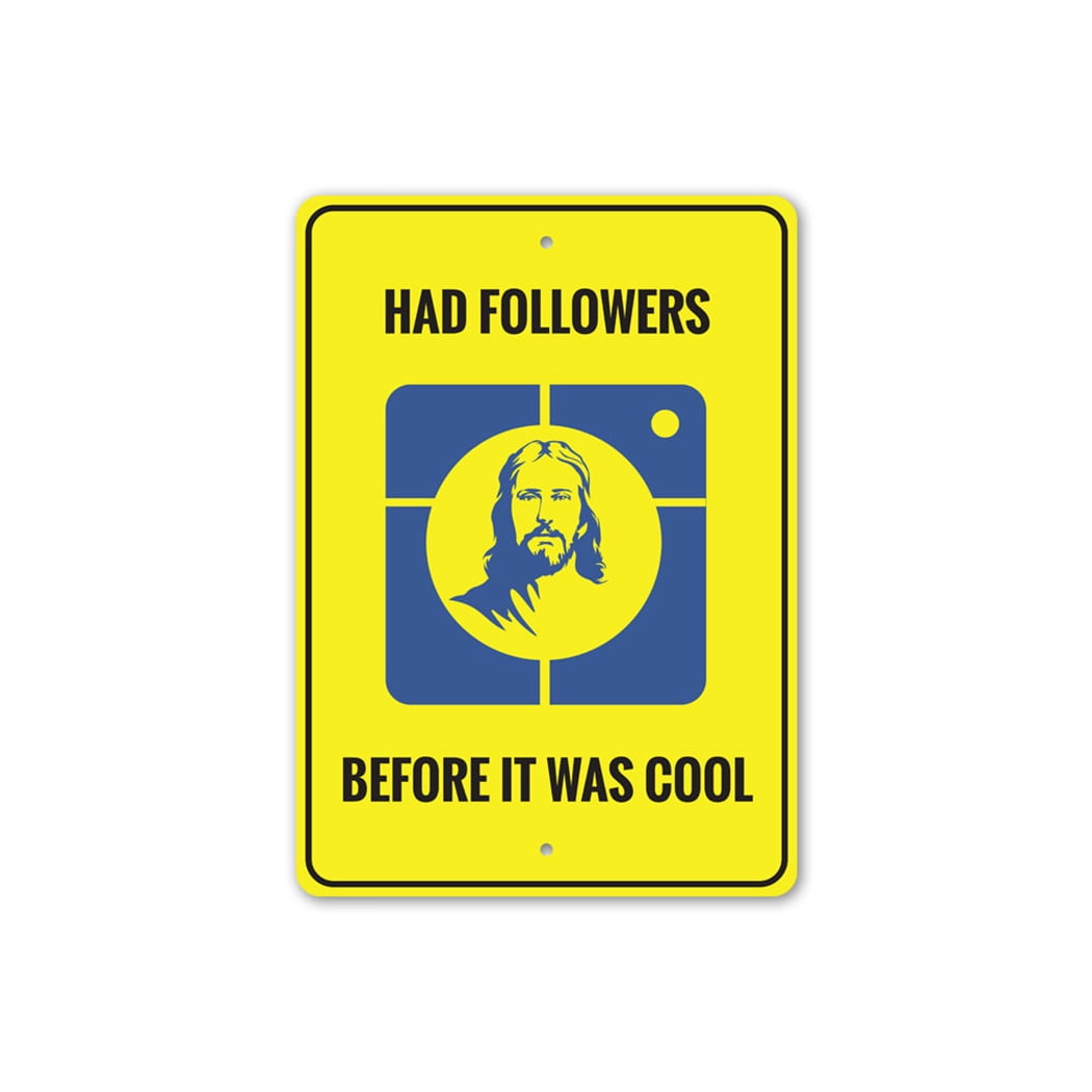 Funny Christian Sign, Jesus Followers Sign, Christian Aluminum Metal ...