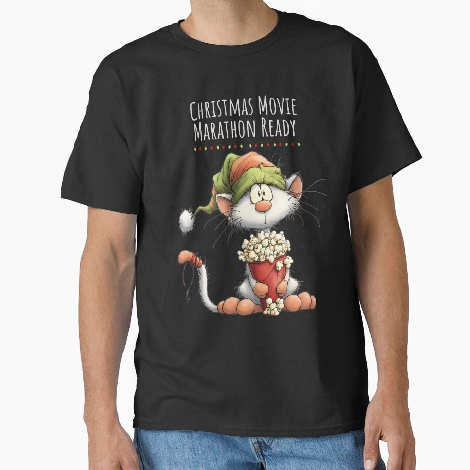 Funny Christmas Cat Movie Marathon Design For Your Favorite And Festive ...