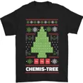 Funny Christmas Chemistry Tree Periodic Table Science Holiday Unisex T ...