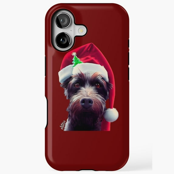 Funny Christmas Dog Holiday Case for iPhone 11 12 13 14 15 16 17 Pro ...