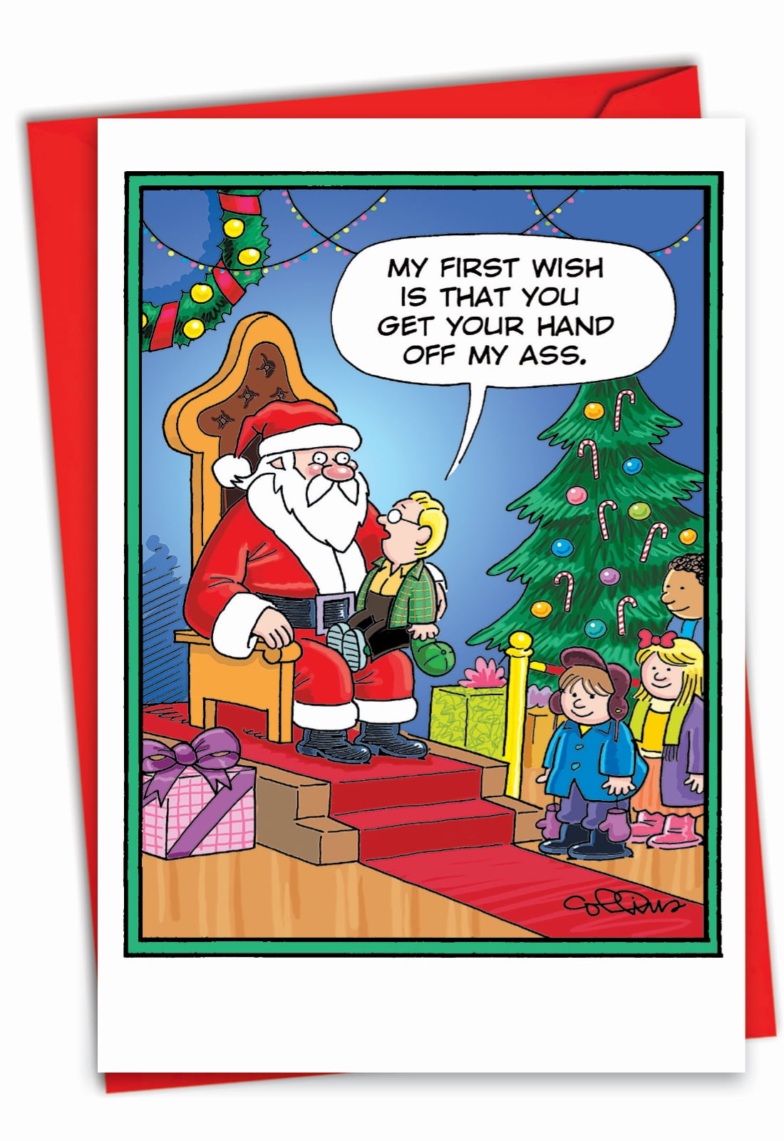 Merry Christmas Funny Cartoon