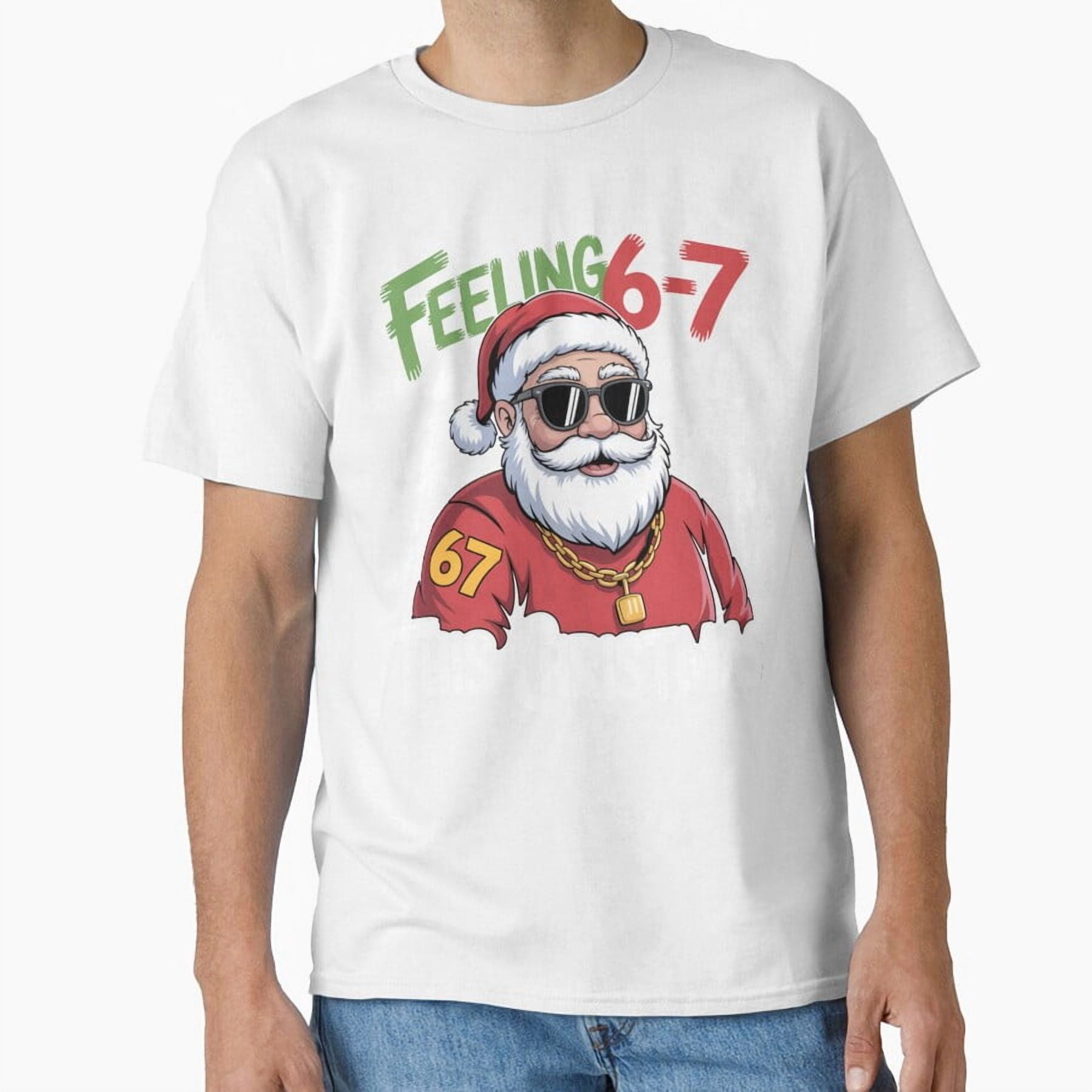 Funny Christmas Kids Six Seven Meme Boys Holiday Gift Unisex T-Shirt up ...