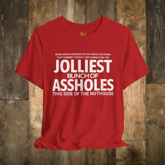 Funny Christmas Shirts Jolliest Bunch of A Tee Classic Christmas Movie ...