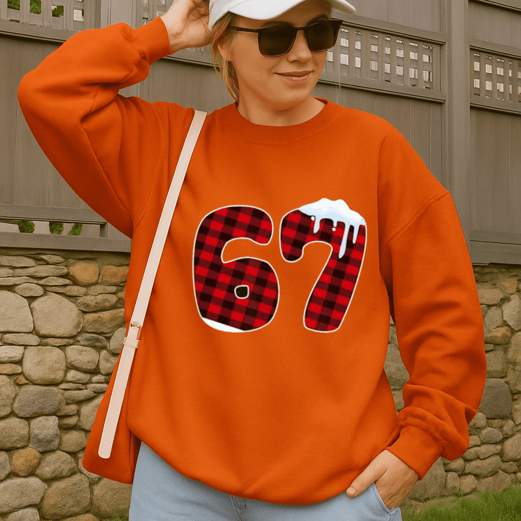 Funny Christmas Six Seven Meme Holiday Pajama Top Themed Fun Sweatshirt ...