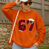 Funny Christmas Six Seven Meme Holiday Pajama Top Themed Fun Sweatshirt ...