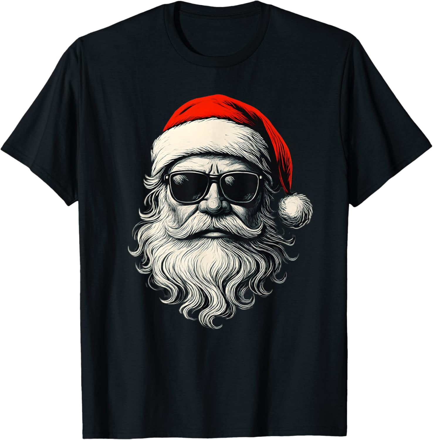 Funny Christmas T-Shirt Unisex Holiday Humor Graphic Tee Santa Gift ...