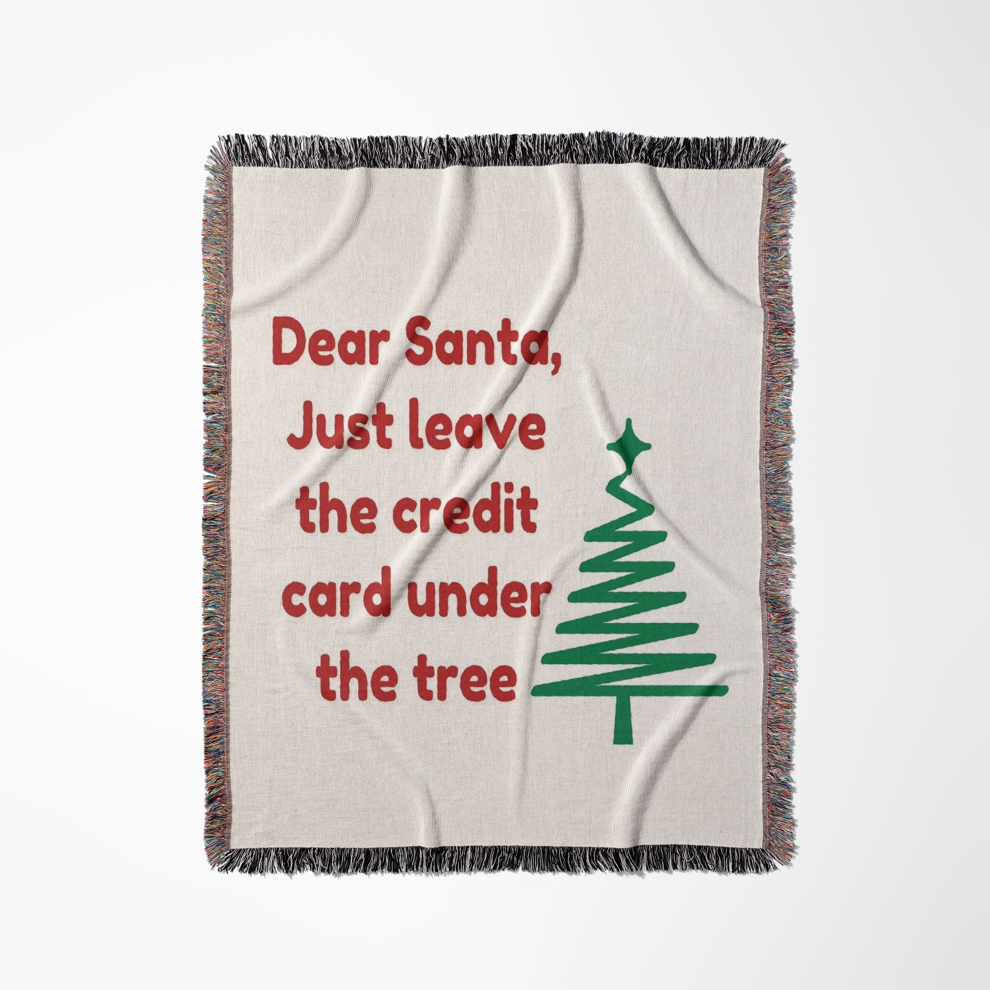 Funny Christmas Text Of Dear Santa,Just Leave The Credit Card Under The ...