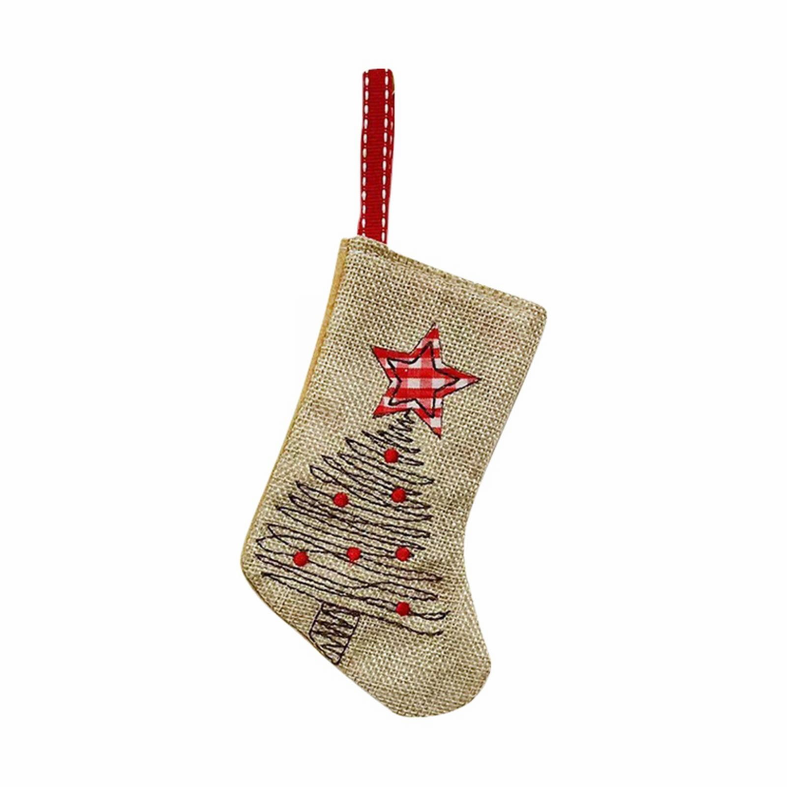 Funny Christmas Tree Mantel Window Socks Decorative Hangings. Mantel ...