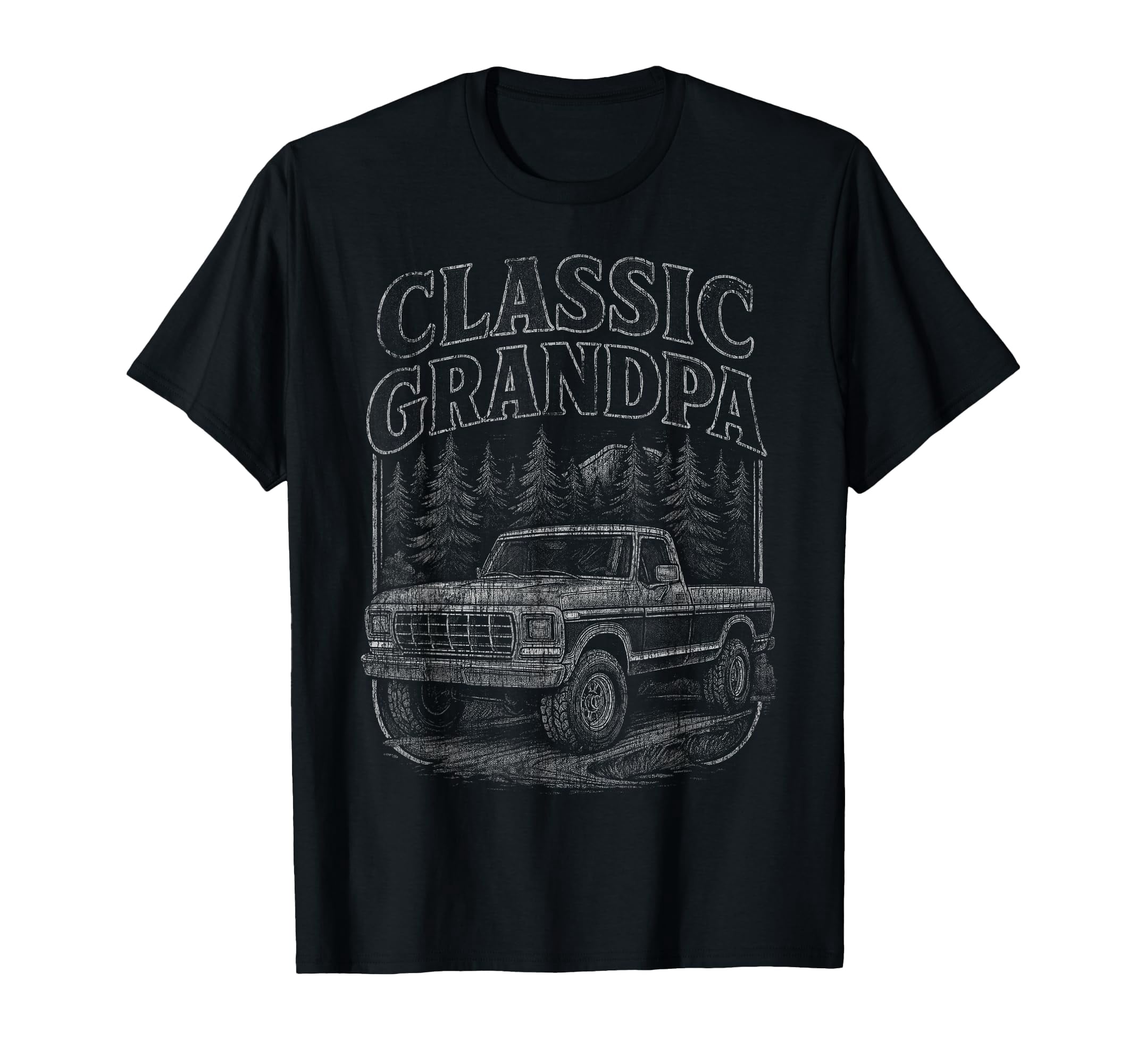 Funny Classic Grandpa Vintage Truck T-Shirt for Nostalgic Outdoor ...