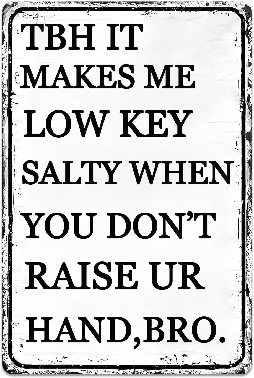 Funny Classroom Decor Middle School Teacher Gifts Posters Tbh It Makes ...