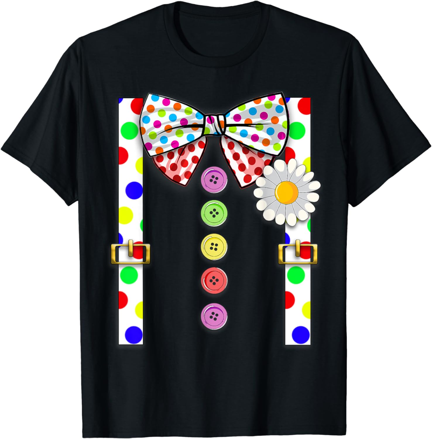 Funny Clown Halloween Circus Rodeo Costume T-Shirt - Walmart.com