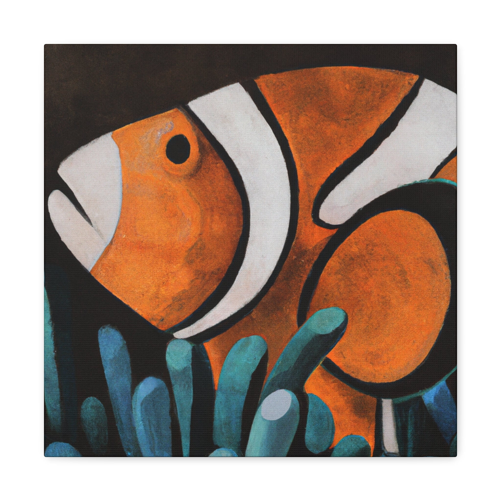 "Funny Clownfish Artwork." - Canvas - Walmart.com