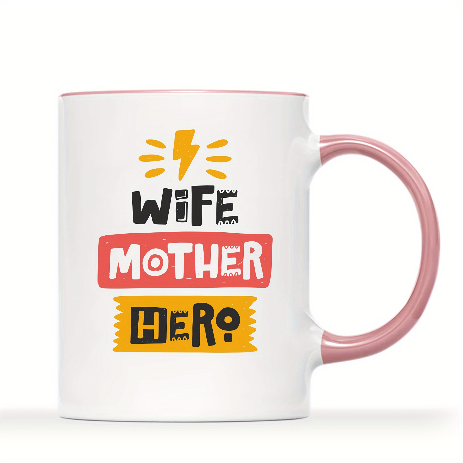 Funny Coffee Cup For Wife, Mother, WIFE Mother HERO, Coffee Cup For Her ...