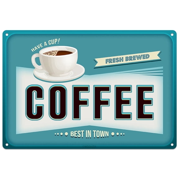 Decorative Coffee Bar Signs and Wall Art for Home and Kitchen