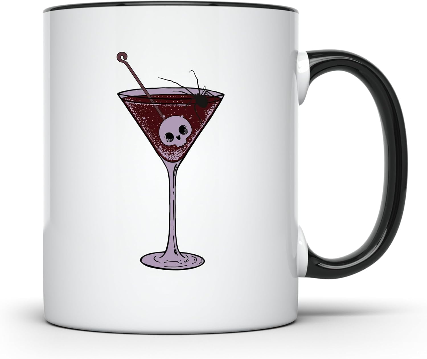 Funny Coffee Mug - Halloween Drink Mug - Spooky Cocktail Design - Skull ...