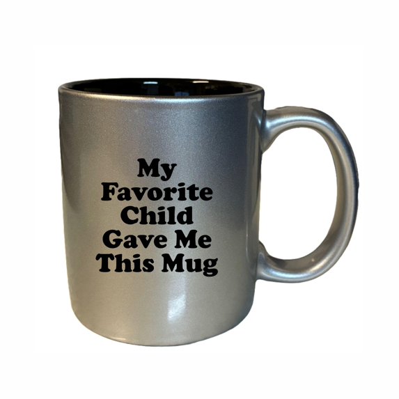 Funny Coffee Mugs for Mom Dad, Favorite Child Gave Me This 11oz Ceramic ...