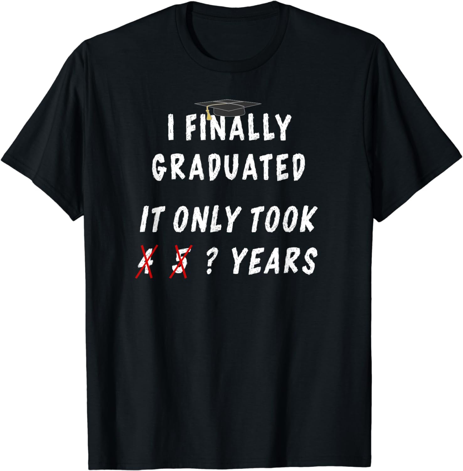 Funny College Graduation Class of 2024 I Finally Graduated T-Shirt ...