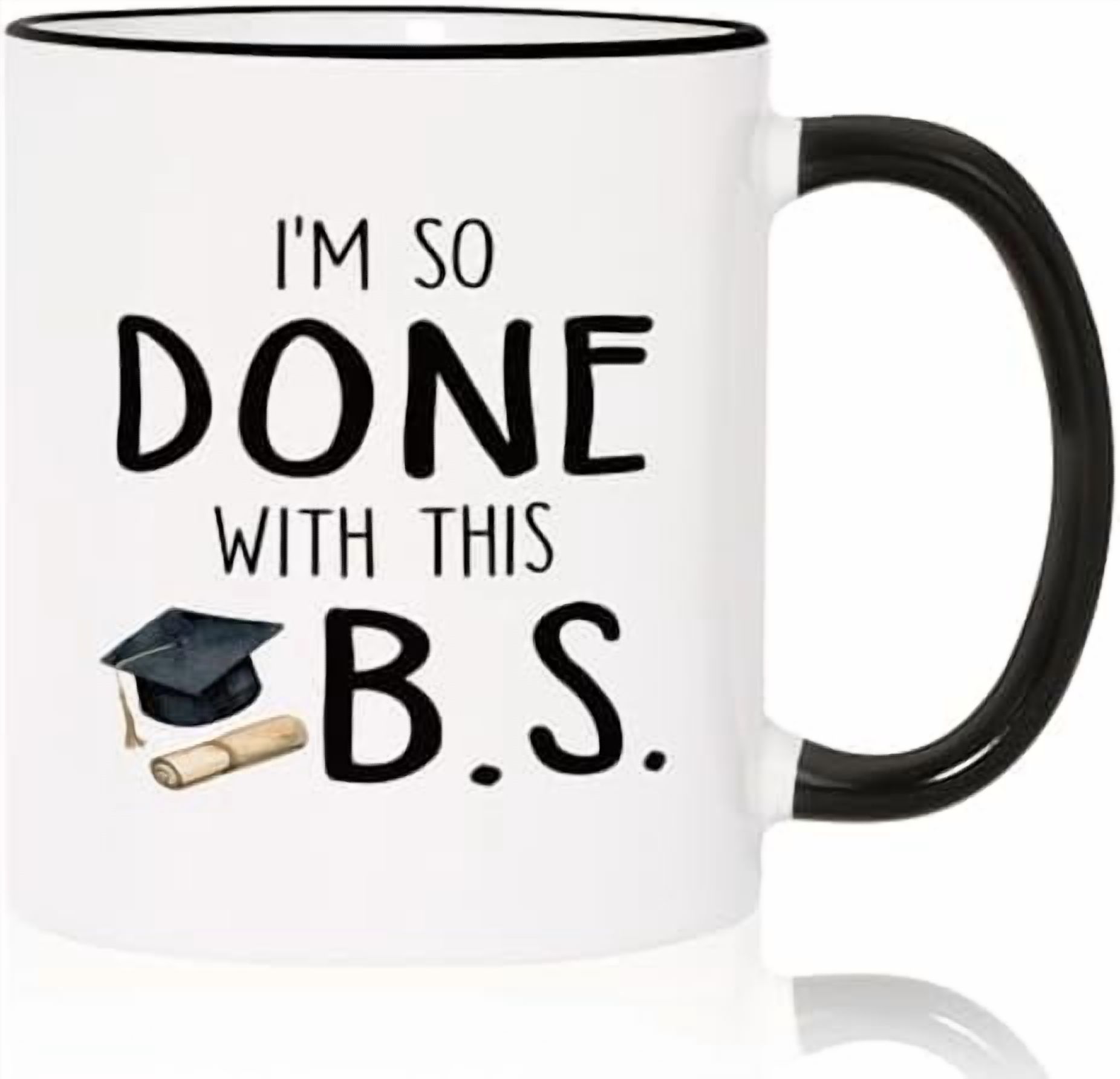Funny College Graduation Gifts for Her Him Mug 11oz, 2025 College ...