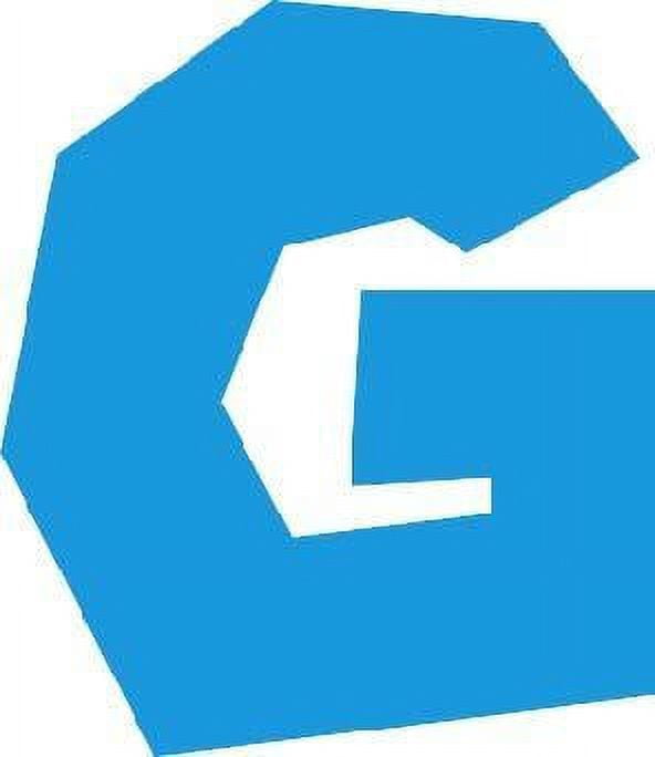 Funny Colorful Alphabetical Letter G Cartoon Character Wall Art Sticker ...