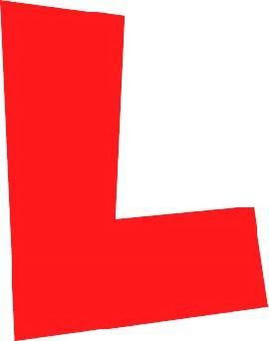 Funny Colorful Alphabetical Letter L Cartoon Character Wall Art Sticker ...