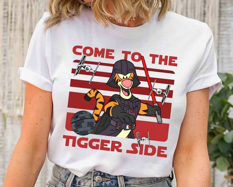 Funny Come To The Tigger Side Winnie The Pooh T-Shirt, Star Wars Day ...