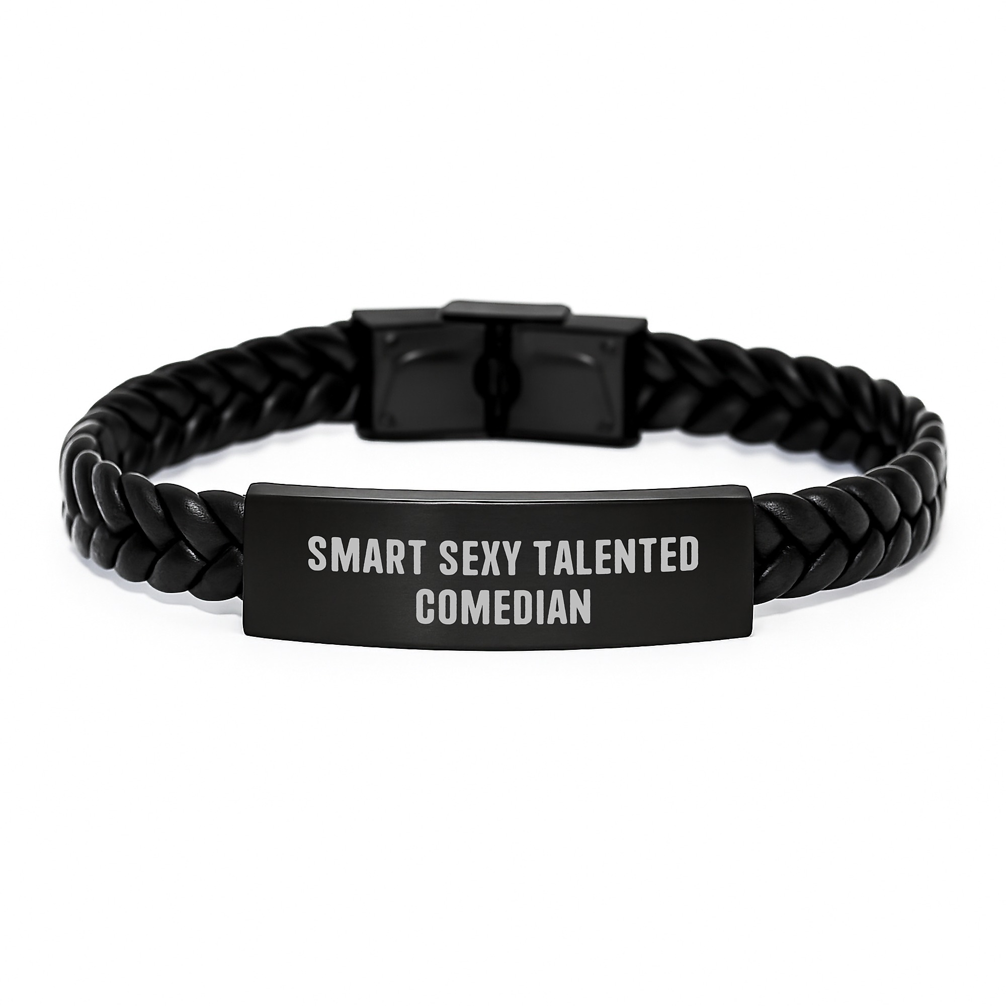 Funny Comedian Gifts for Men from Friends - Interlaced Leather Bracelet ...