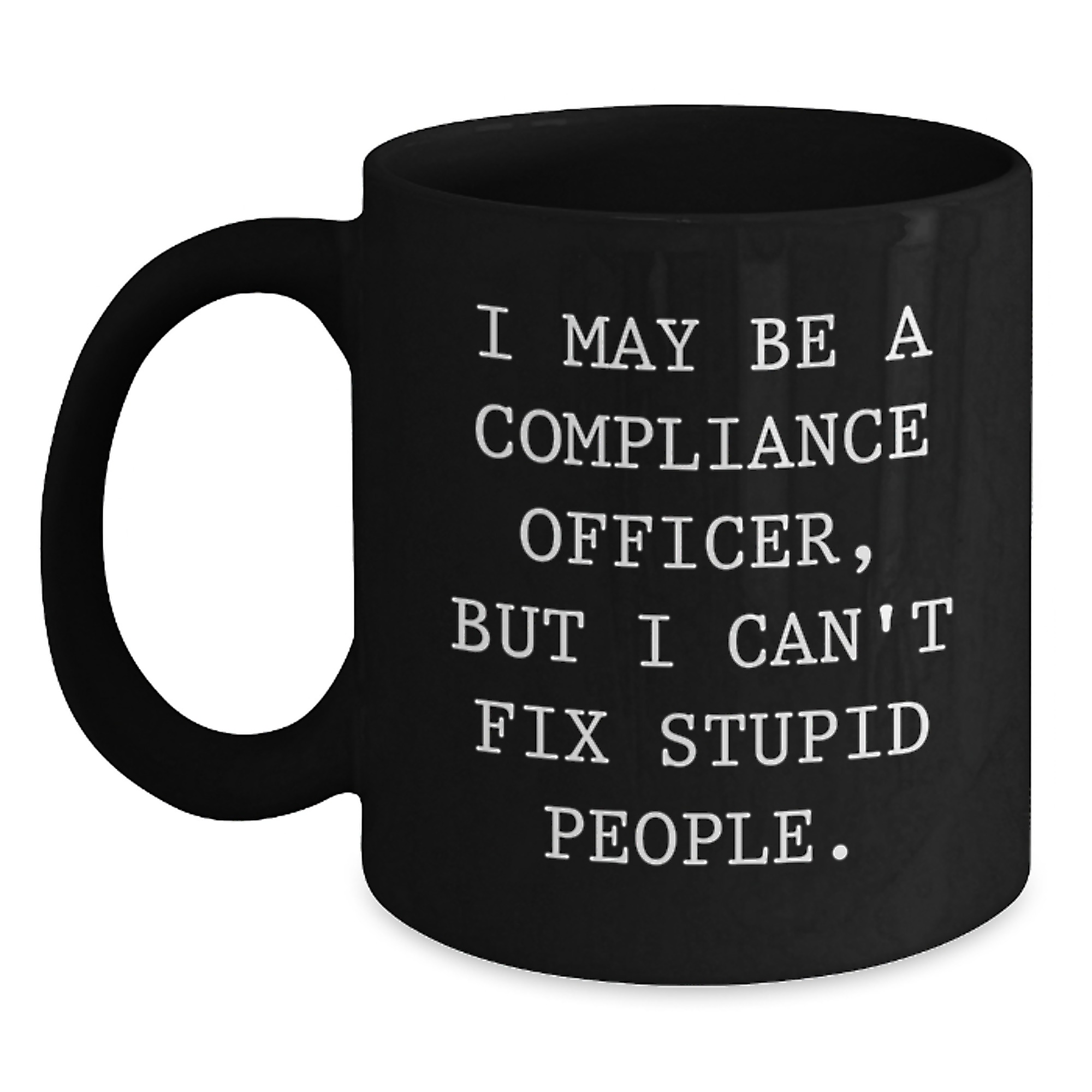 Funny Compliance Officer Gifts for Him from Coworkers, Unique Black ...