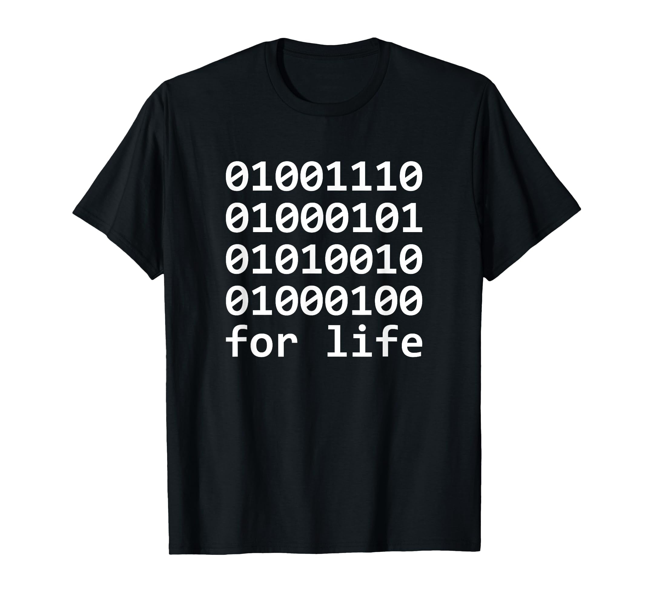 Funny Computer Binary Code Programmer Nerd For Life T-Shirt - Walmart.com
