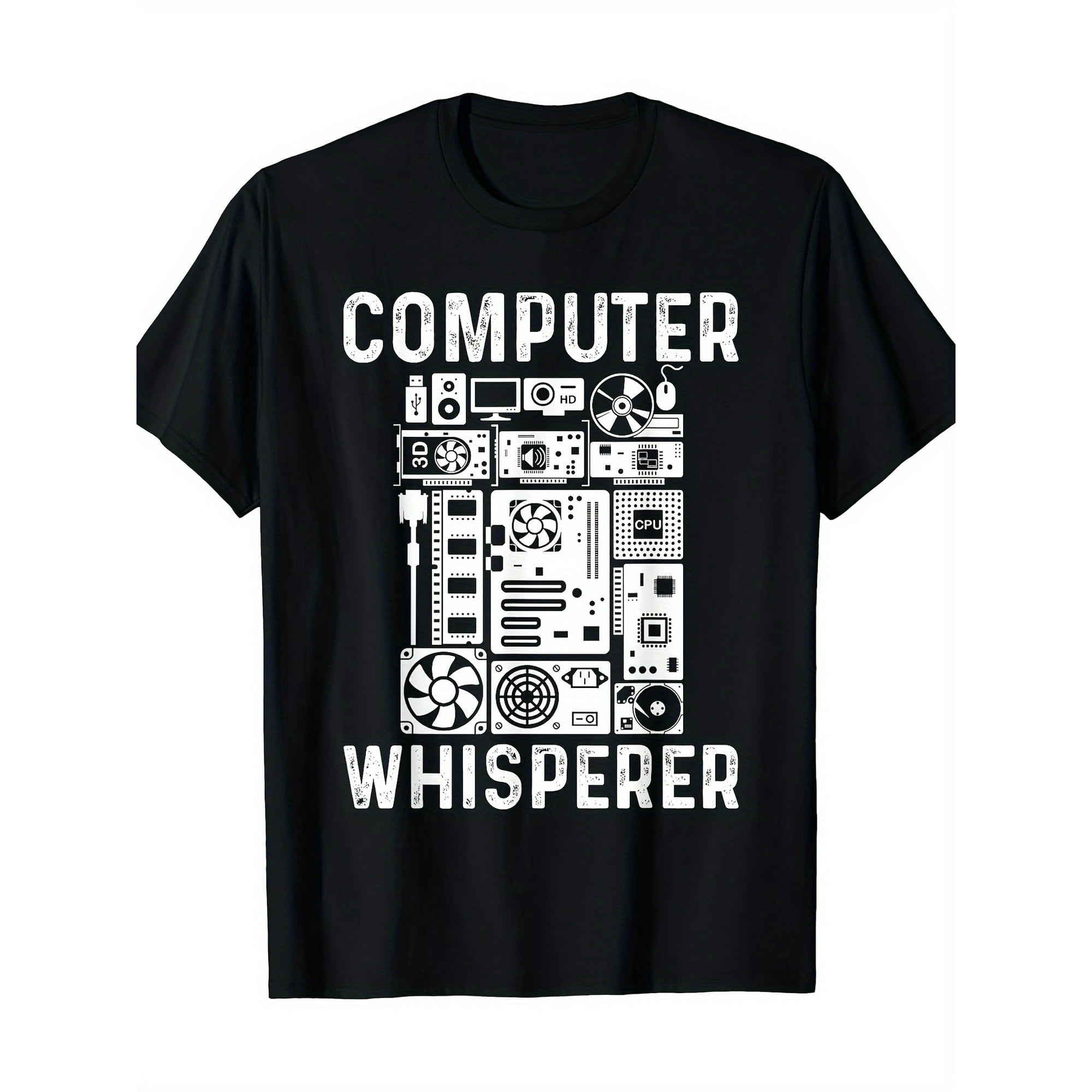 Funny Computer Geek Tech Nerd Graphic TShirt Men's Tee Soft and ...