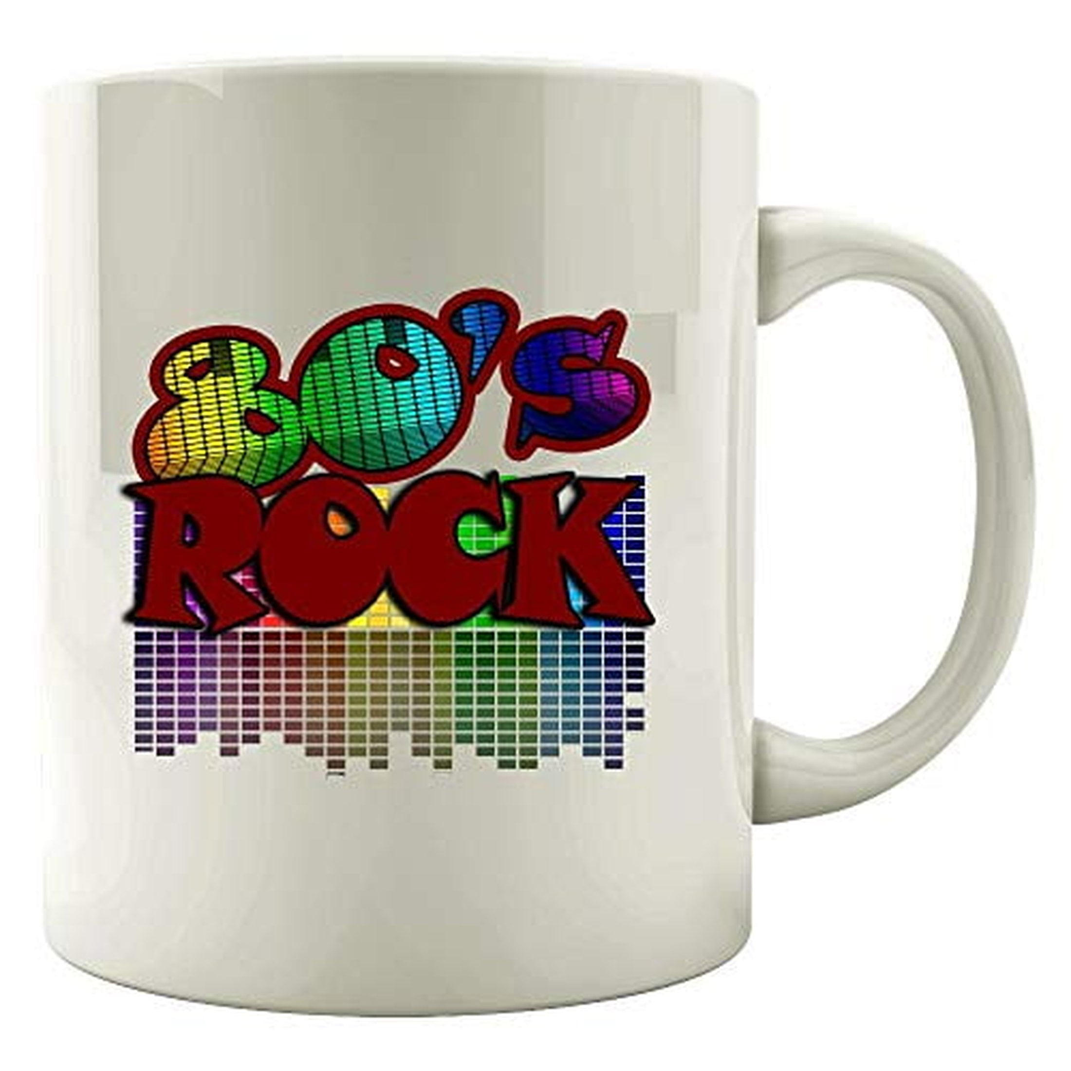 Funny Concert 11 oz Coffee Mug - 80's Rock Humor White Ceramic Gift ...