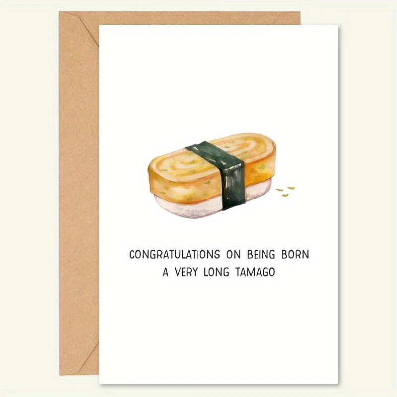 Funny Congratulations Card – "Congratulations on Being Born a Very Long ...