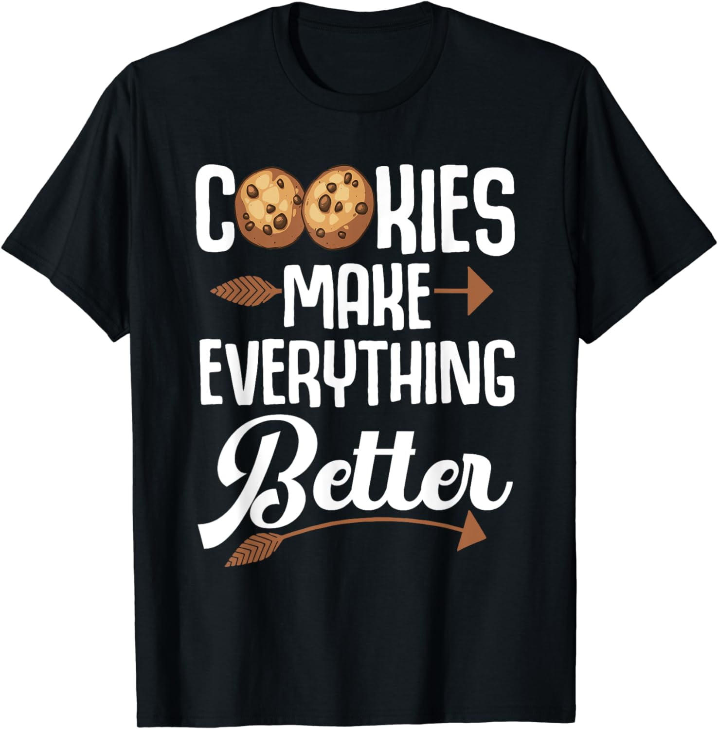 Funny Cookie Lover Art For Kids Men Women Pastry Chef Bakers T-Shirt - Walmart.com