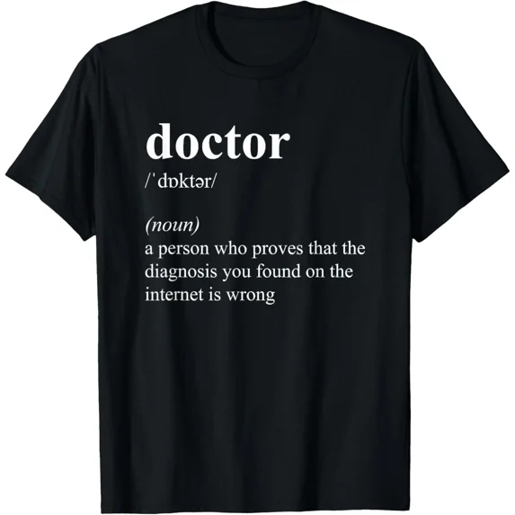 Funny Cool Doctor Definition Funny Physician New H38755 T-Shirt, for ...