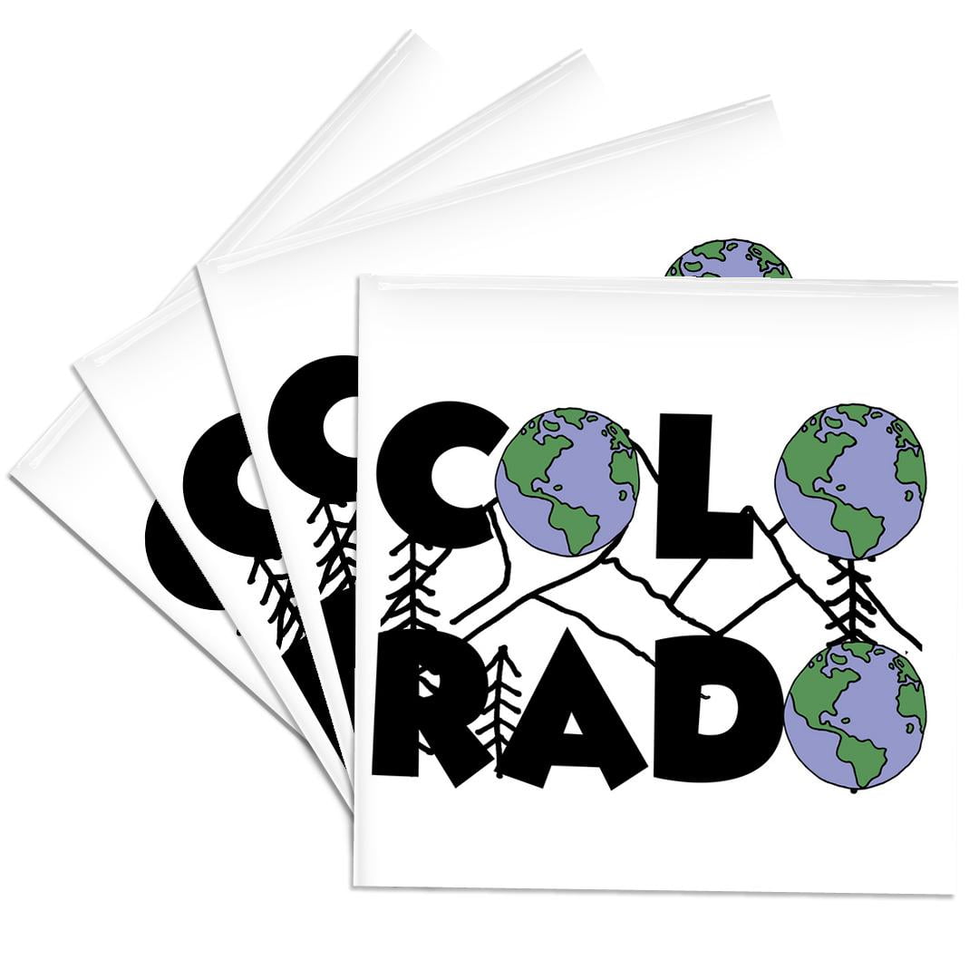 3drose, Funny Cool State of Colorado Wrap Around Text with Earth and ...