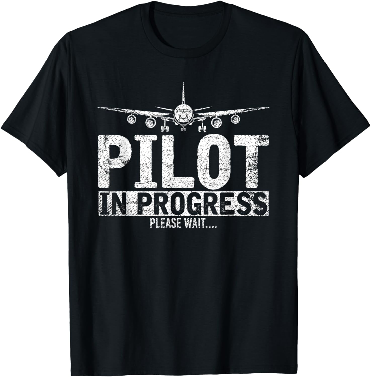 Funny Copilot Gift Flight Pilot In Progress Future Pilot T-Shirt ...