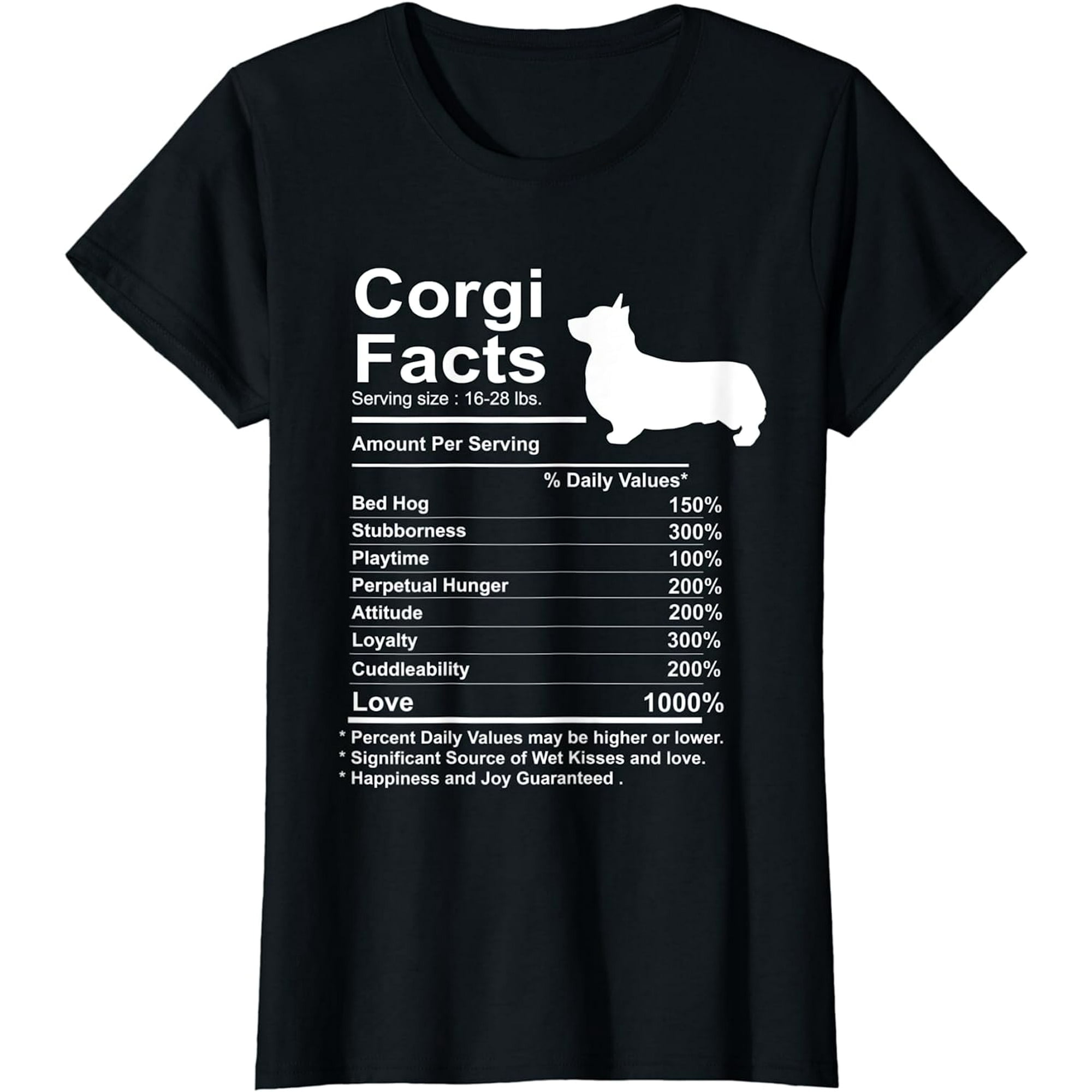 Funny Corgi Facts nutrition Gift Cardigan Pembroke Corgi mom T-Shirt ...