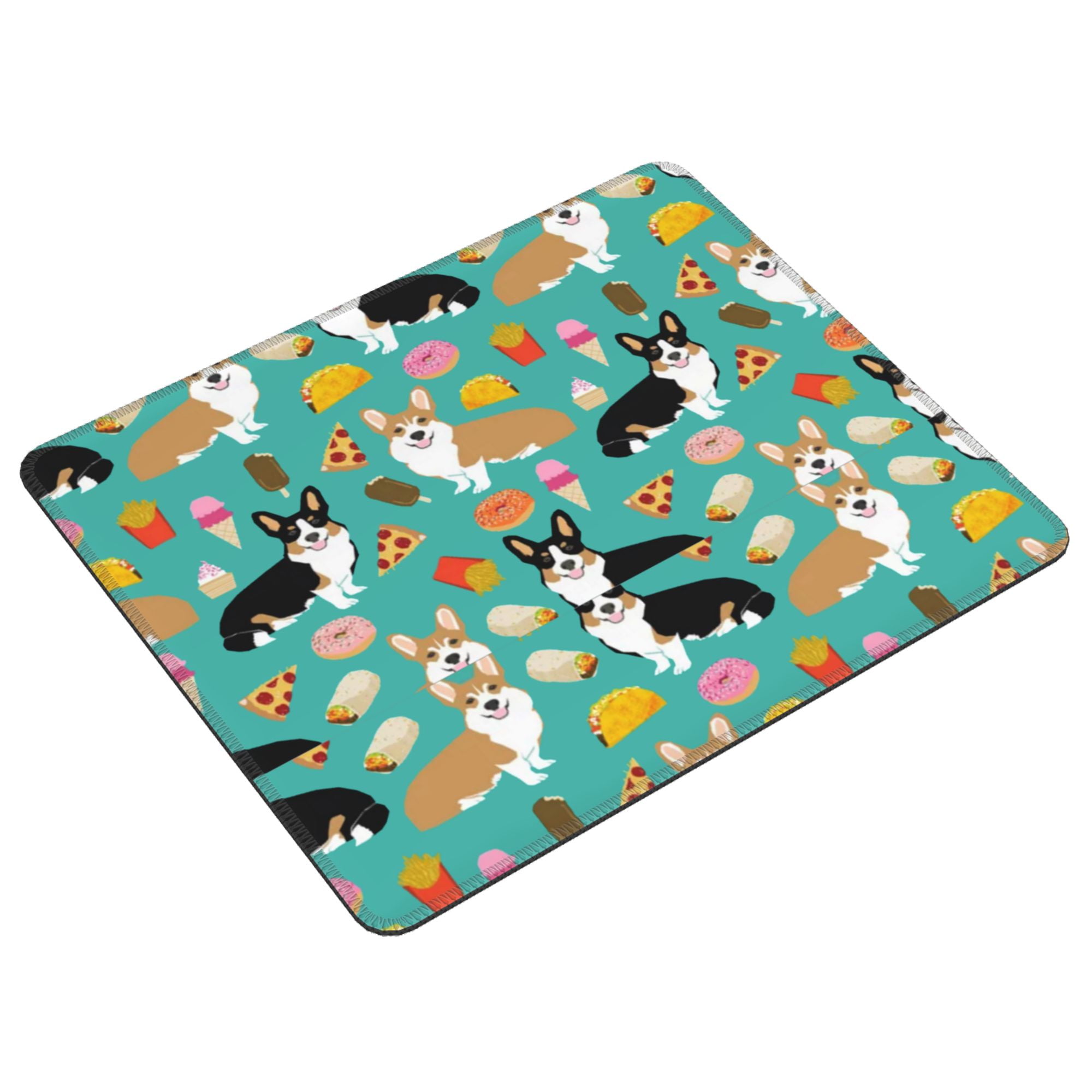 Funny Corgis Pizza Ice Cream Pads for Wireless Mouse Office Computer ...