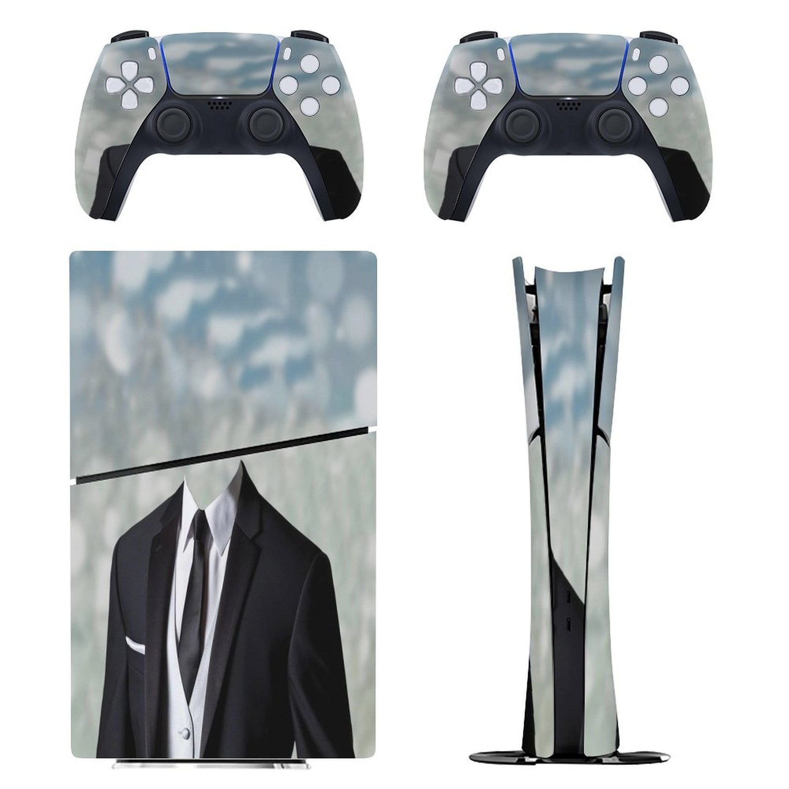 Funny Costume Change PS5/PS5 Slim Digital Disc Skin Sticker For Console ...