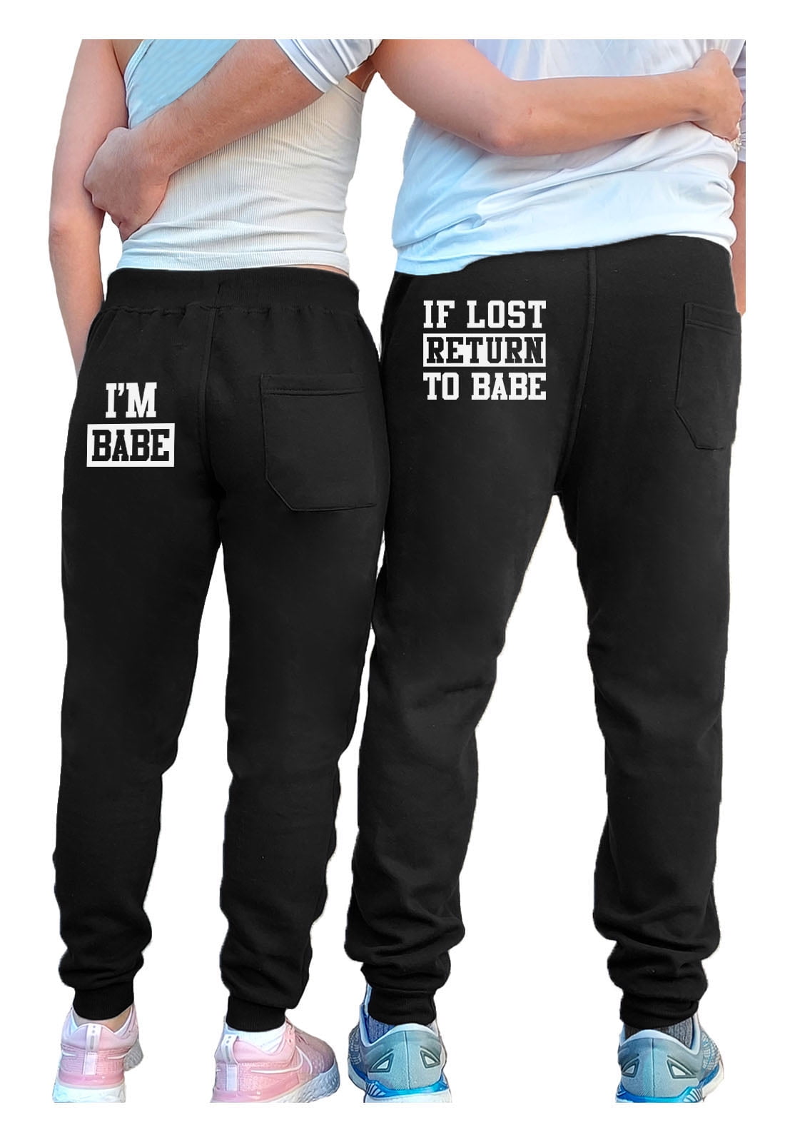 Funny Couples Sweatpants His and Hers Valentines Day Matching Couples ...