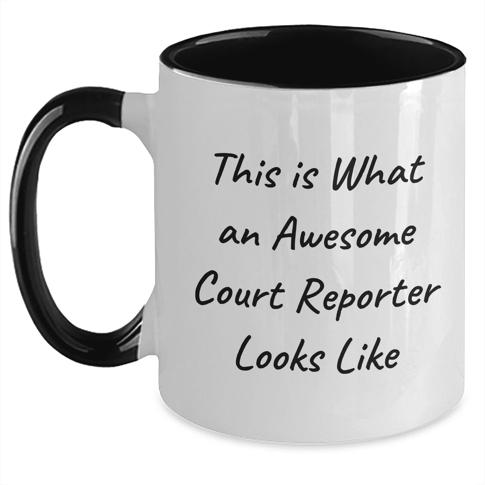 Funny Court Reporter Gifts from Friends for Graduation - Two Tone ...