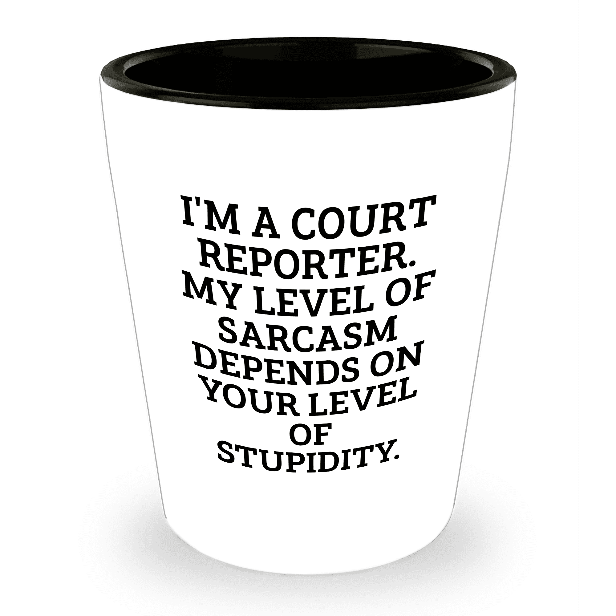 Funny Court Reporter Gifts from Friends to Court Reporters, Shot Glass ...