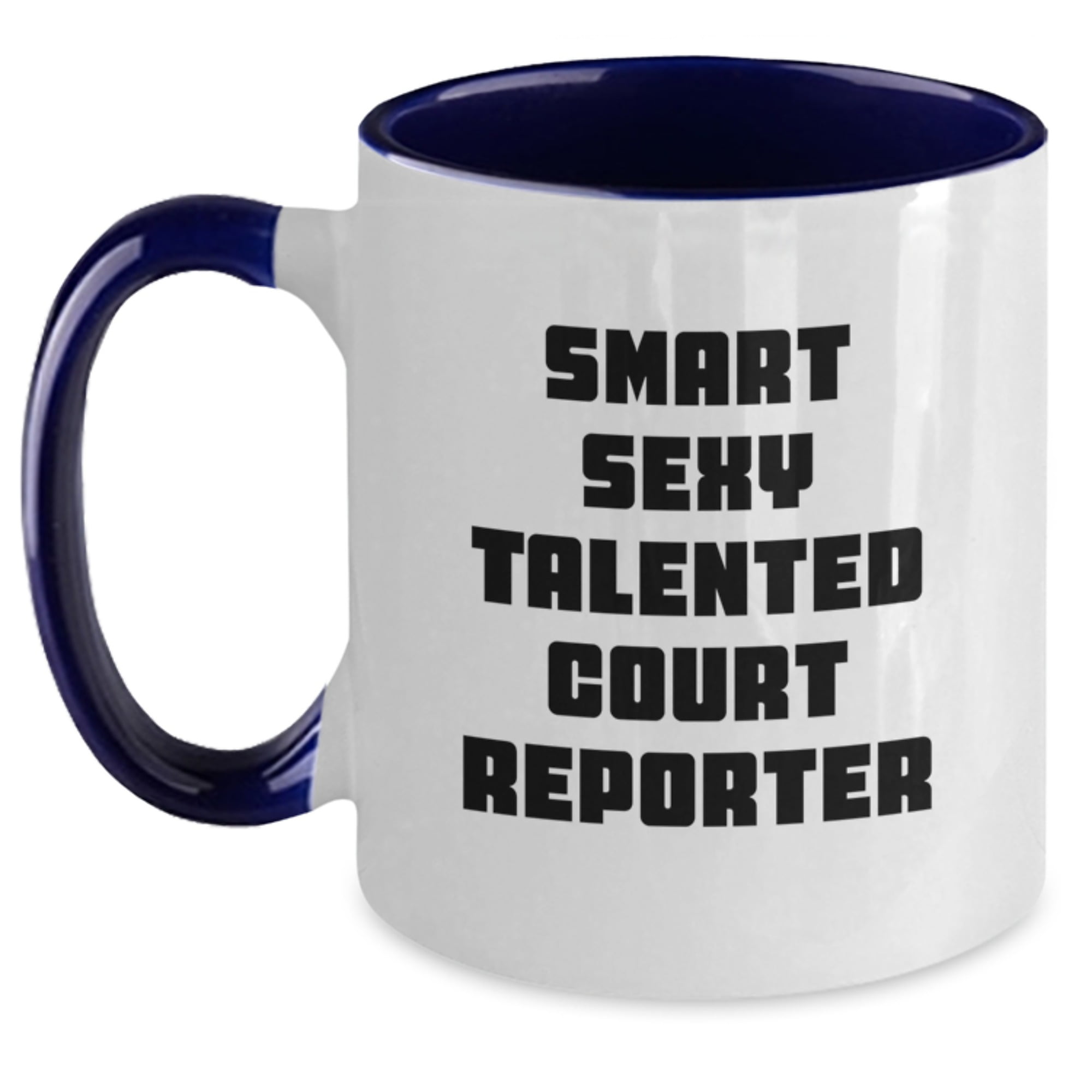 Funny Court Reporter Quotes Two Tone Coffee Mugs Gifts from Friends for ...