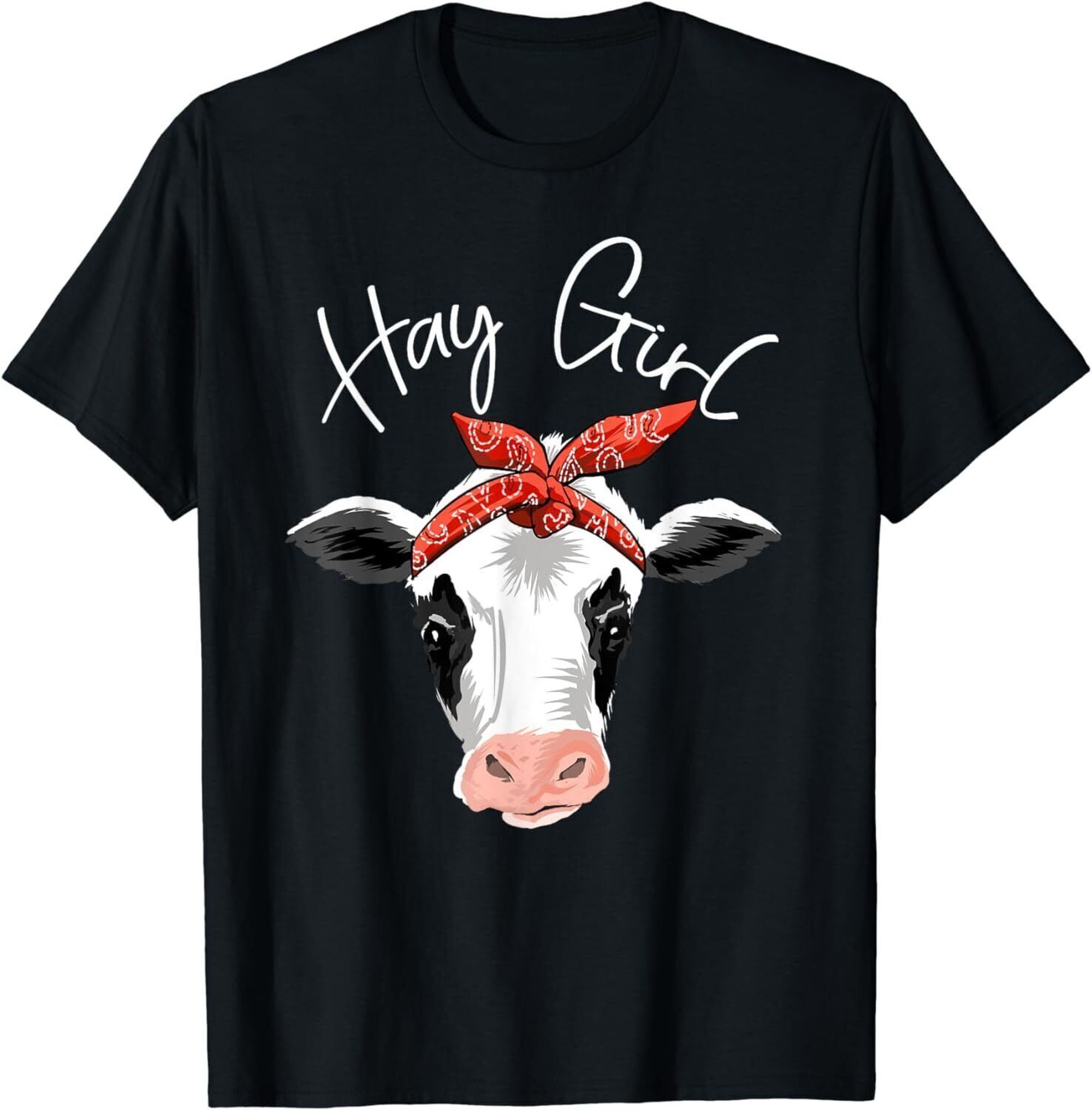 Funny Cow Lover Womens T Shirt Hilarious T For Hay Girl Farmers