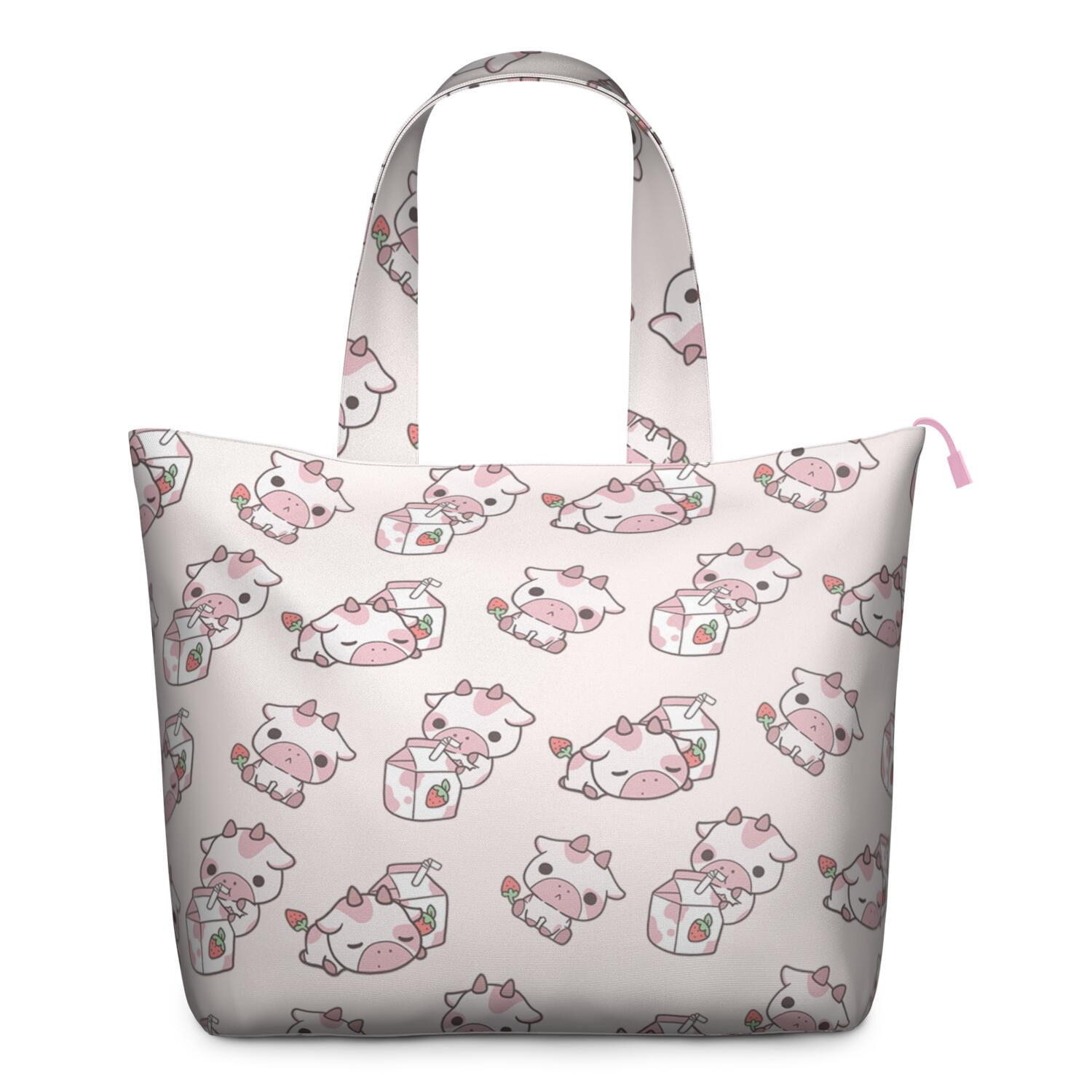 Funny Cow Travel Duffel, Bull Print Pattern Weekender Tote Bag ...