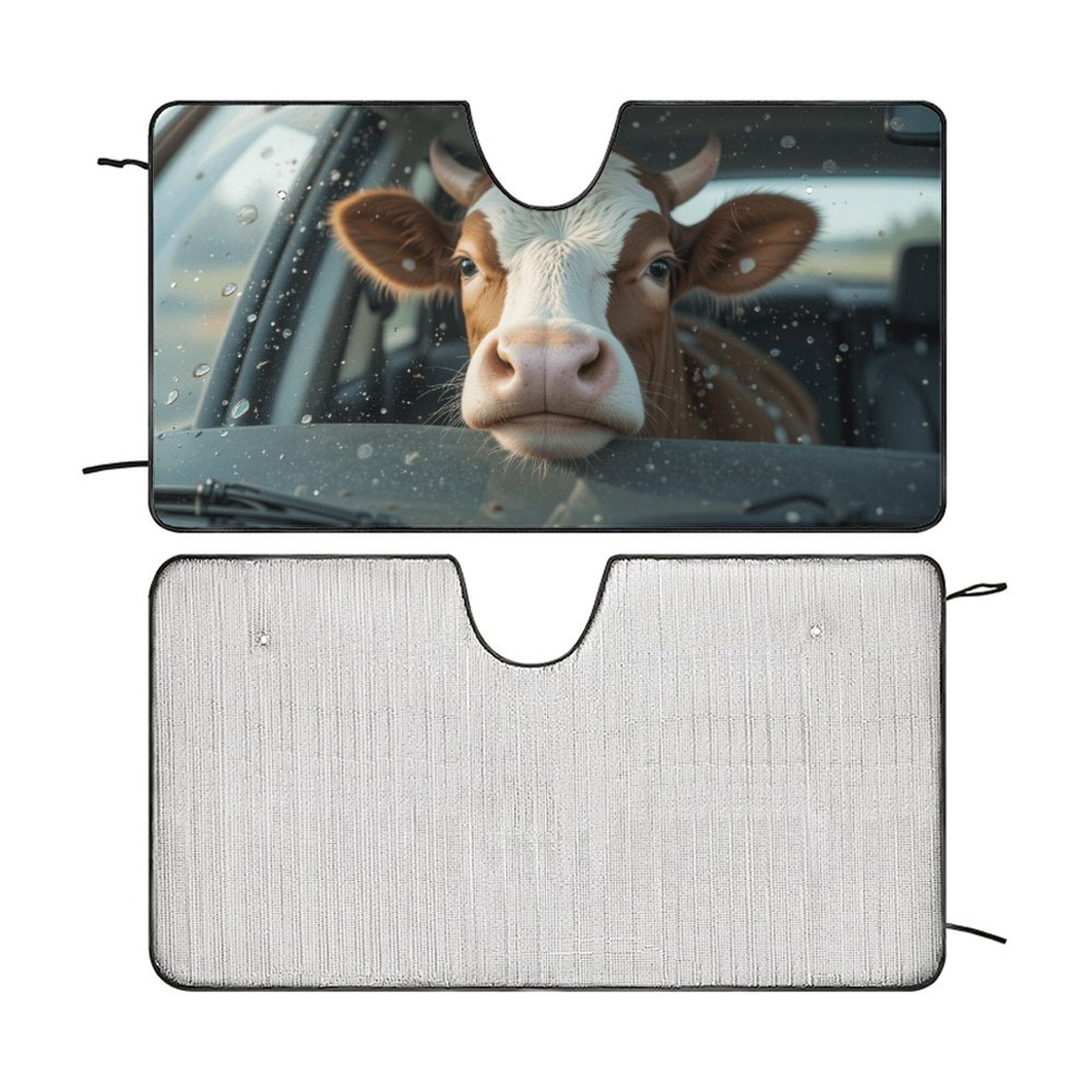 Funny Cow Windshield Sun Shade for Car SUV Truck, Car Sun Shade ...