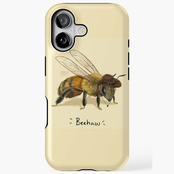 Funny Cowboy Bee Beehaw Cartoon Graphic Tough Case for 11 12 13 14 15 ...