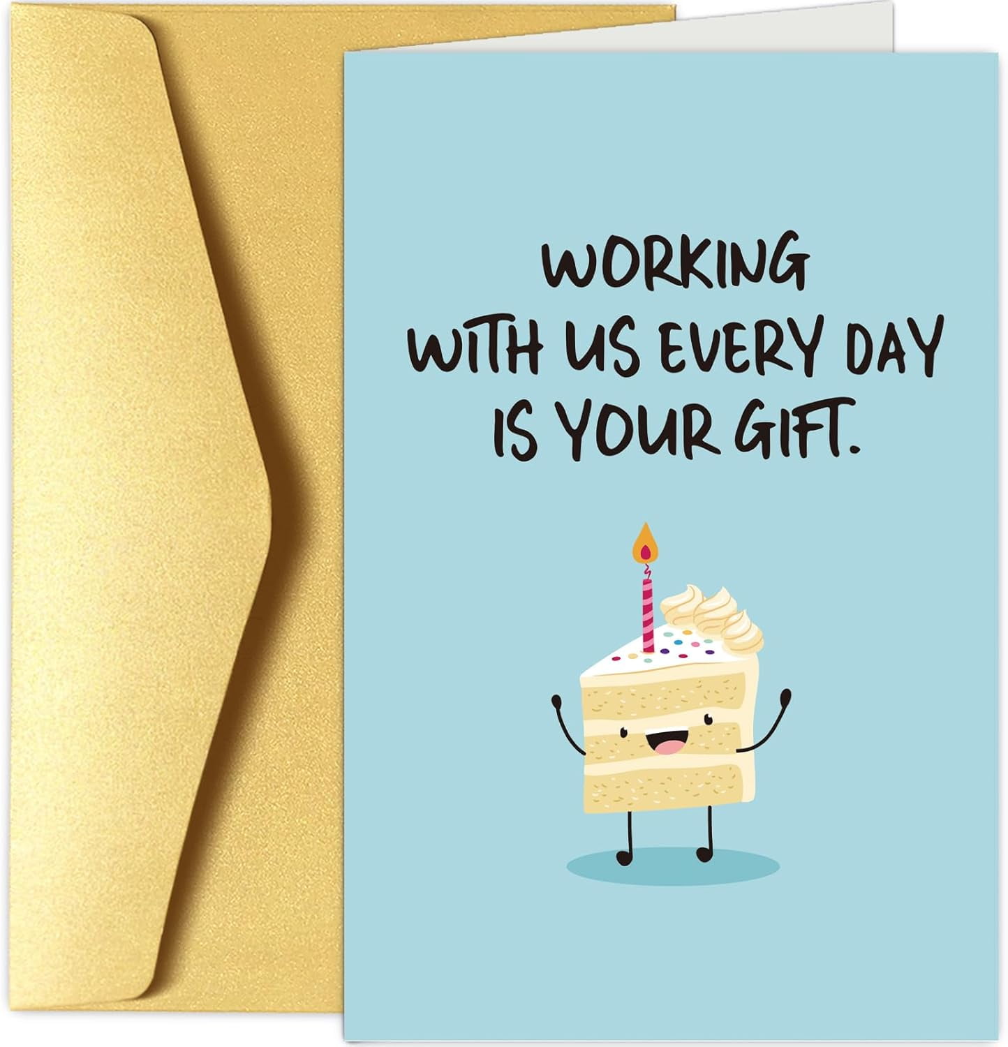 Funny Coworker Birthday Card, Birthday Card for Colleague Boss, Office ...