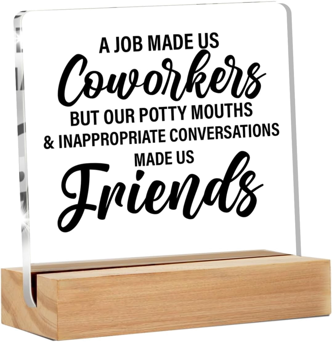 Funny Coworker Gifts for Women Men, Present for Coworker, a Job Made Us ...