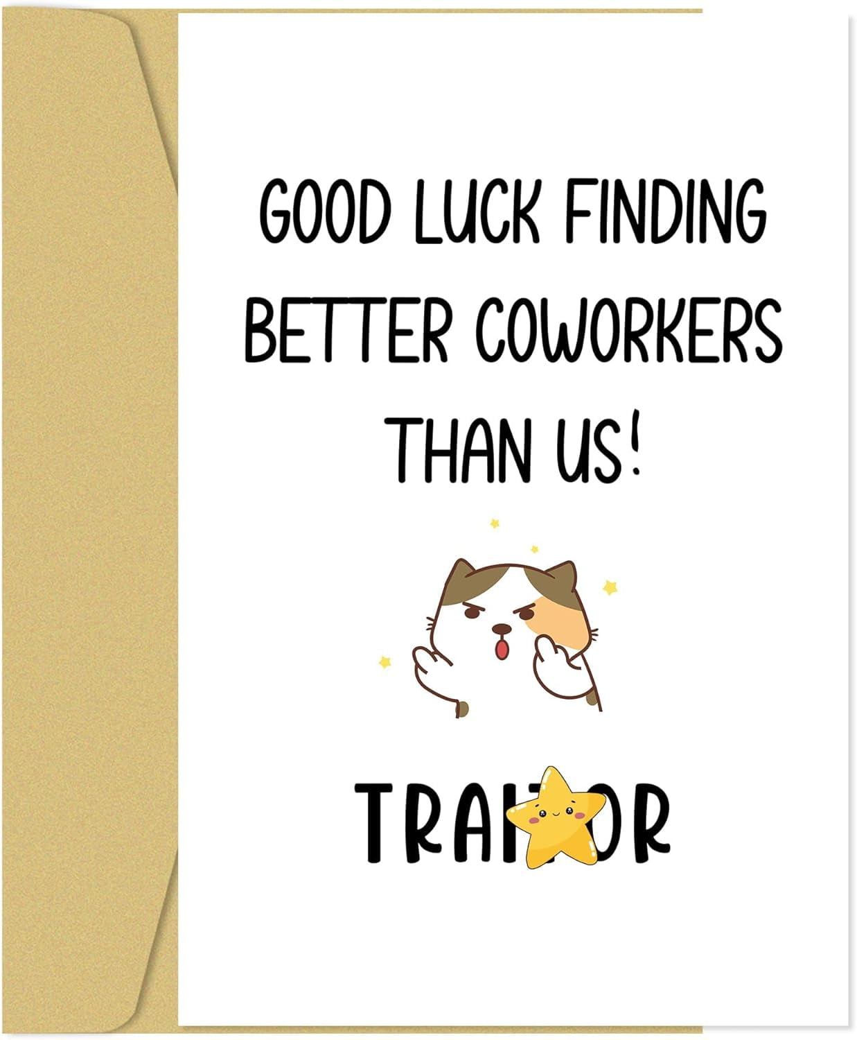 Funny Coworker Leaving Farewell Card, Humorous Goodbye Card for ...